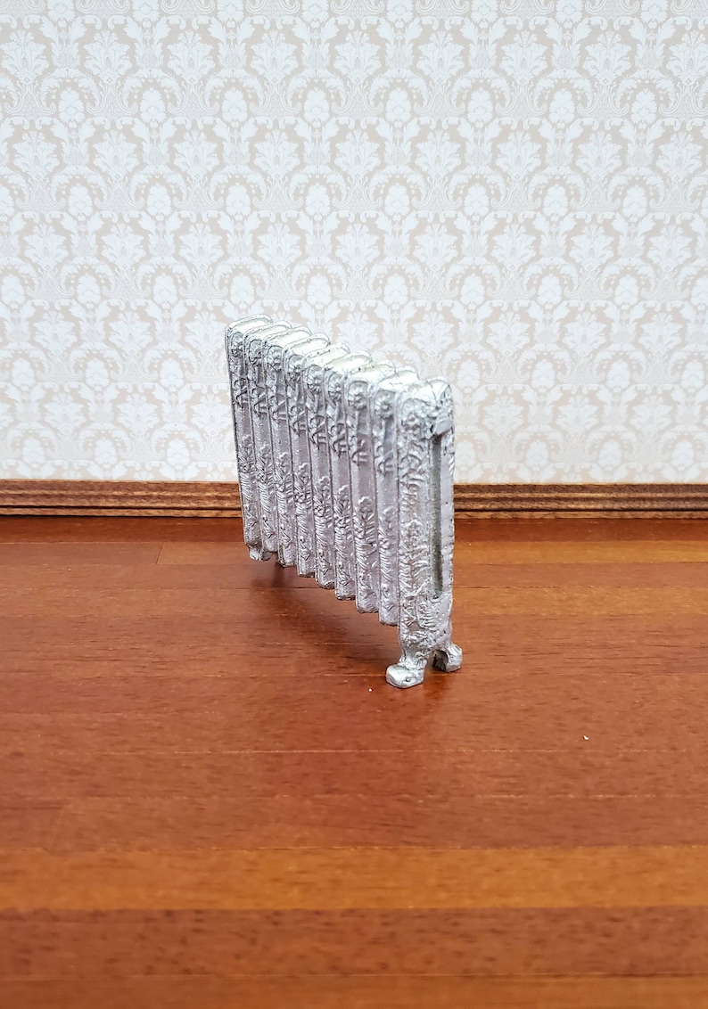 Dollhouse Miniature Radiator Large Silver Fancy 1:12 Scale - Etsy