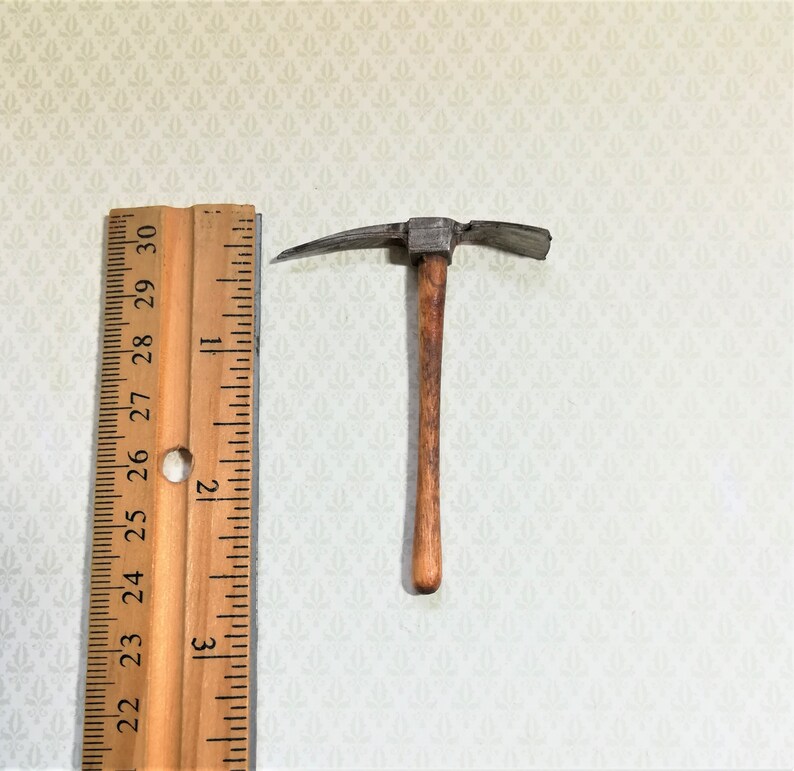 Dollhouse Miniature Mattock Axe Pick Sir Thomas Thumb 1:12 - Etsy