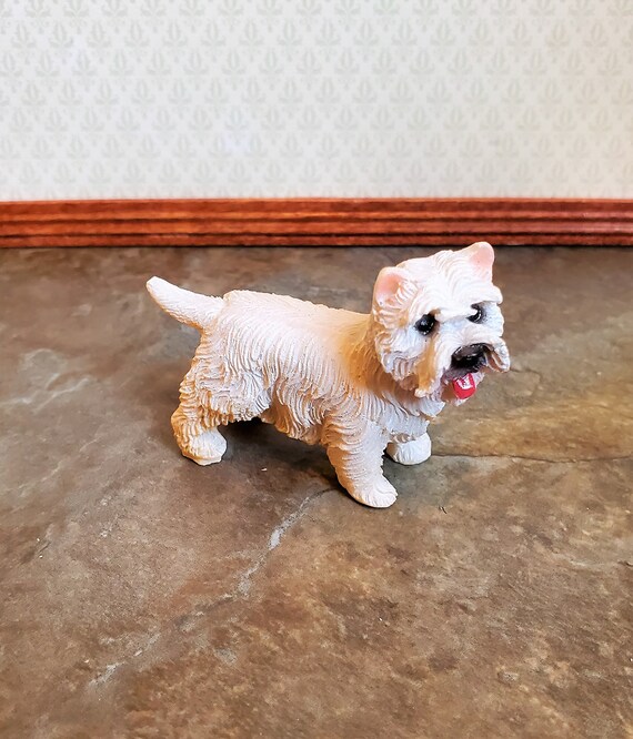 Dollhouse Miniature Puppy Dog Westie 1:12 Scale Pet West - Etsy