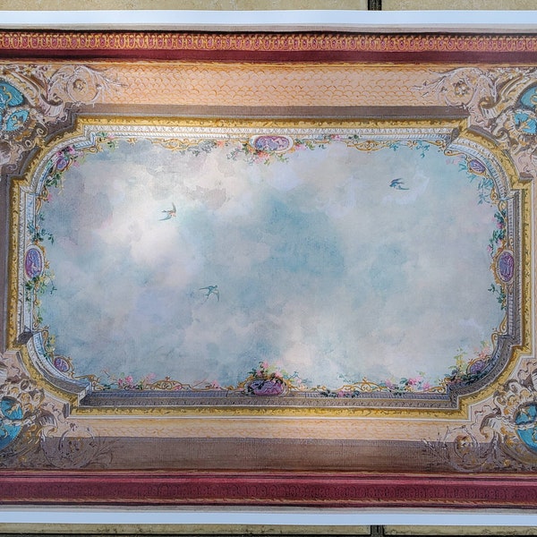 Ceiling Mural Wallpaper - Etsy