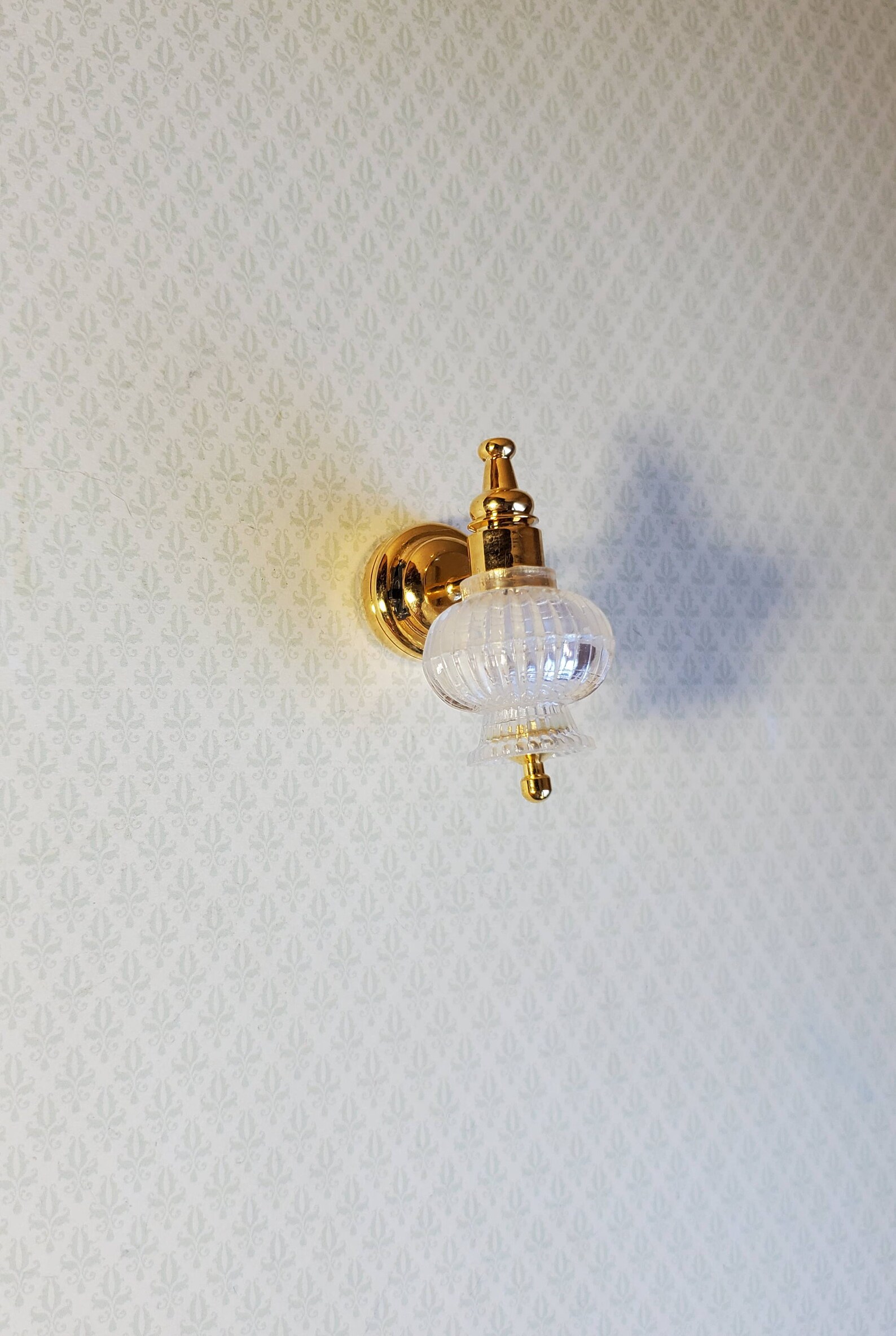 Dollhouse Battery Light Large Wall Sconce 1:12 Scale Miniature - Etsy