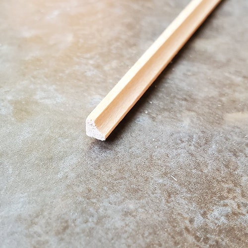 Miniature Cove Molding Trim Wood Strip 1/8 X 18 - Etsy