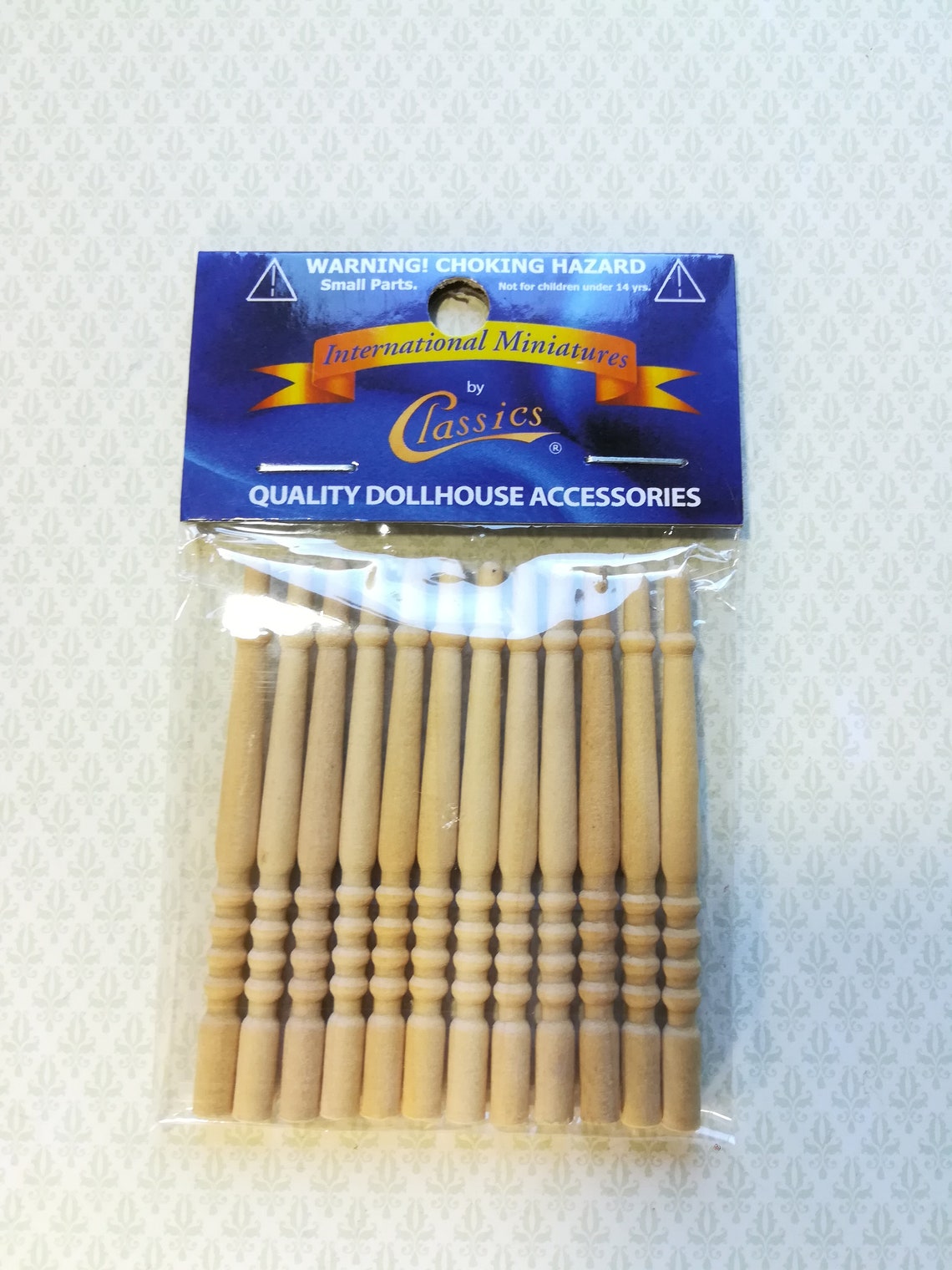 Dollhouse Miniature Spindles Stair Balusters 1:12 Scale 2 - Etsy