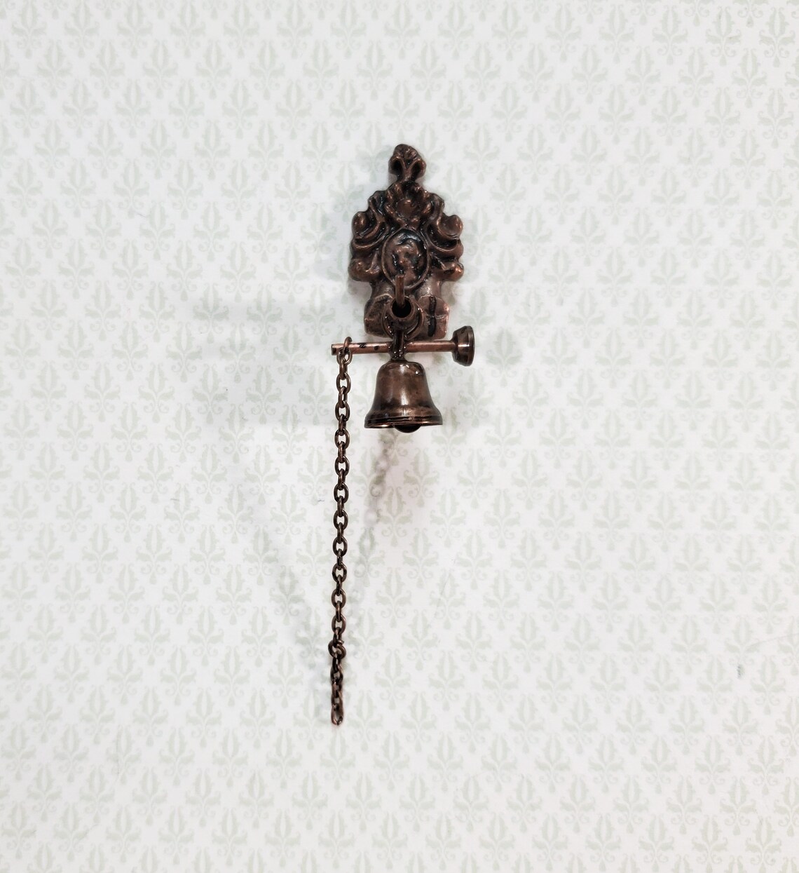 Dollhouse House Bell Doorbell Dinner Bell With Chain 1:12 - Etsy