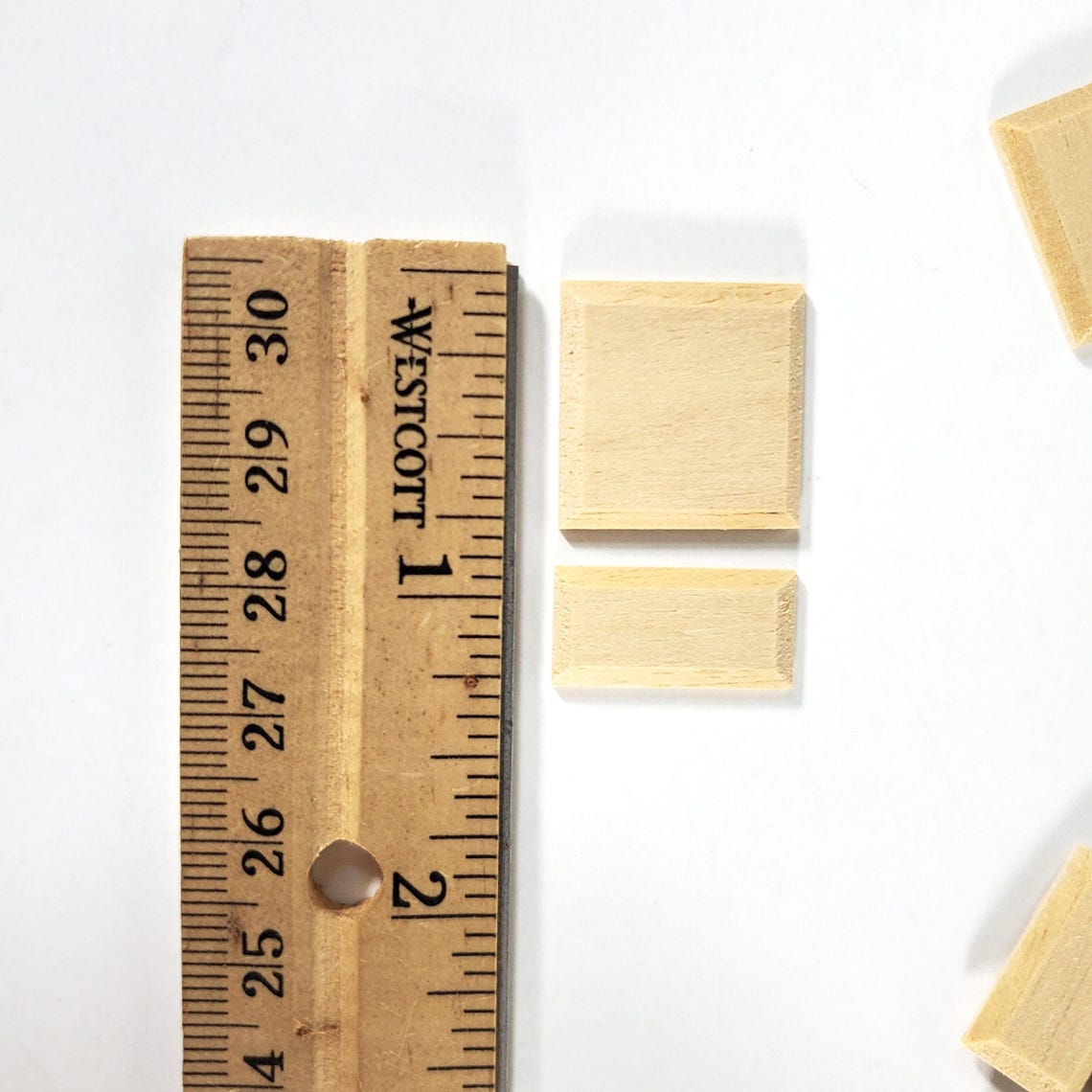 Miniature Small Wood Wall Panels or Corner Stone Bricks 100 Pieces ...