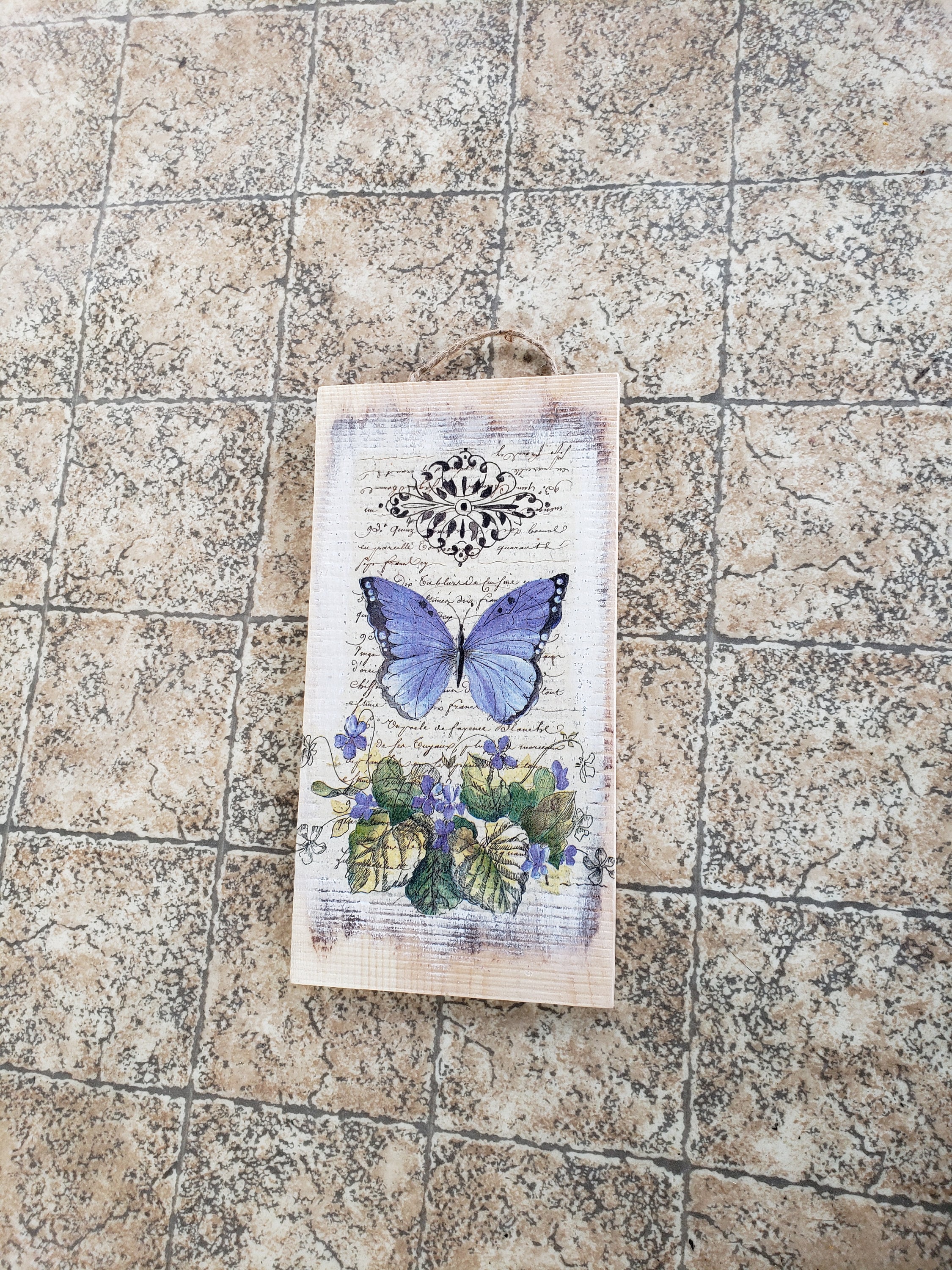 Blue Butterflies Art Kitchen Decoration Butterfly Wall - Etsy