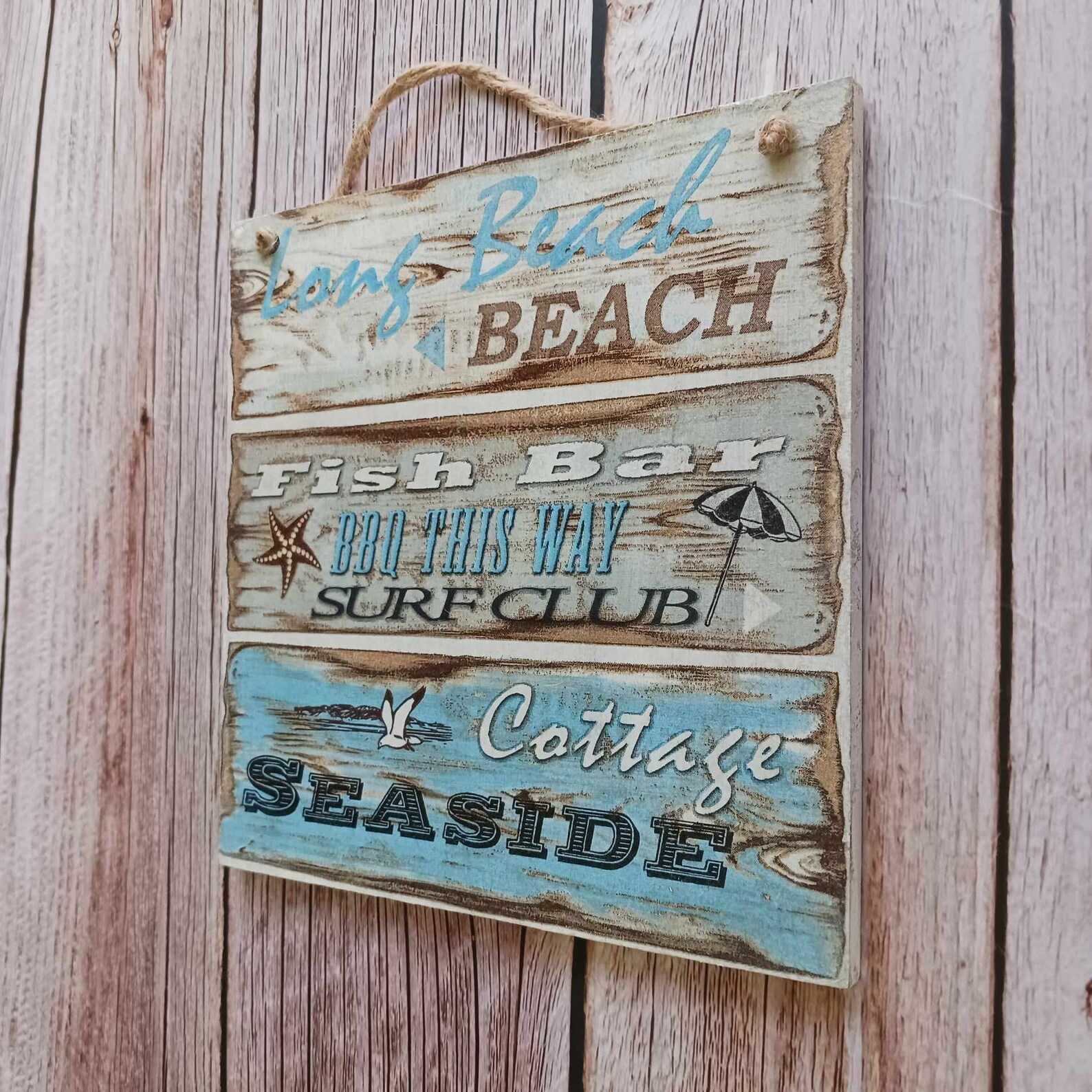 Nautical Beach Bar Sign: Coastal Cottage Decor (6.29''x6.29'') - Etsy