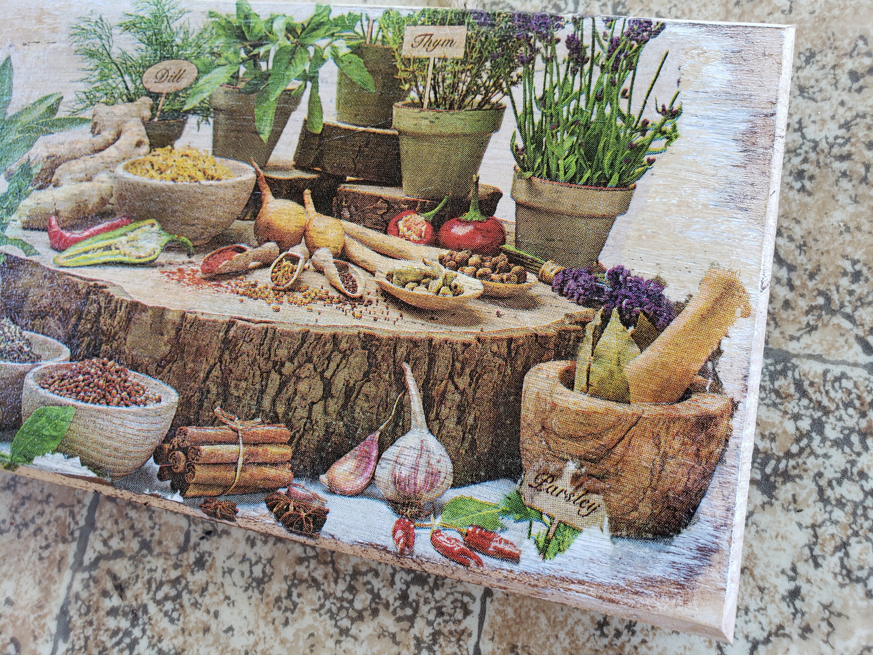 Kitchen Wooden Plaque Rustic Wall Décor Country Kitchen - Etsy