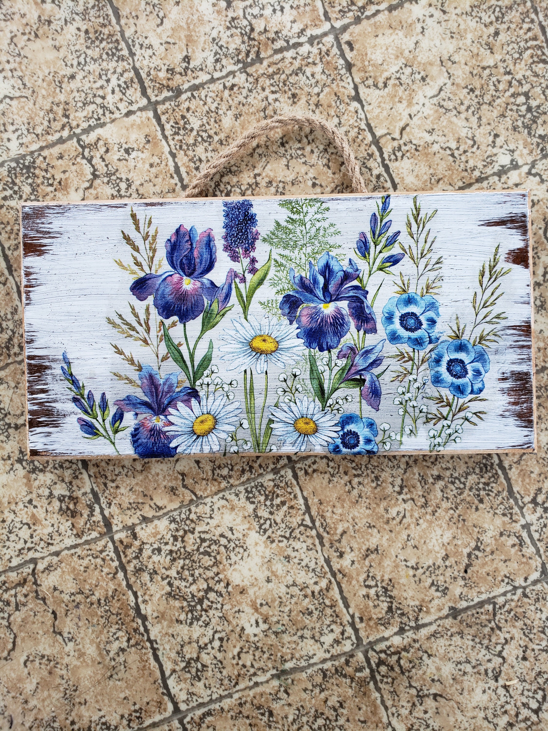 Violets Wall Décor Lavender Wall Hanging Purple Kitchen and - Etsy