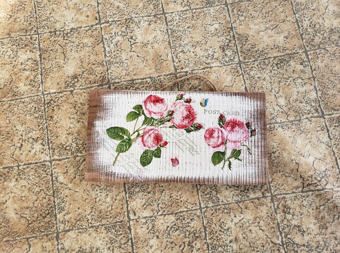 Kitchen Décor Pink Roses Wall Décor Red Roses Spring - Etsy