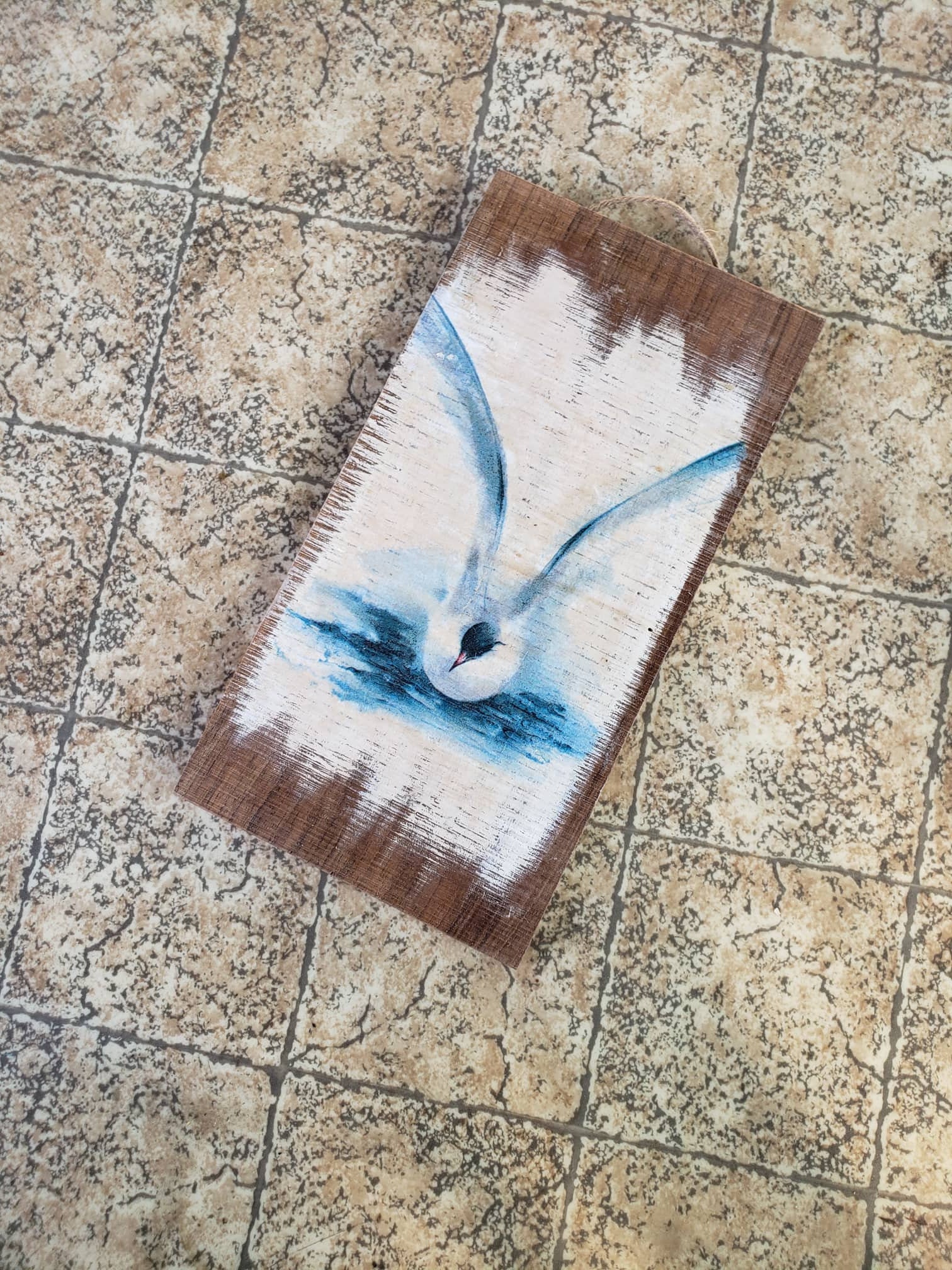 Bird Wall Décor Seaside Wall Plank Cottage Décor Seaside - Etsy