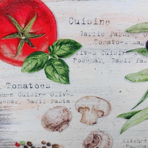 Italian Kitchen Sign, Tomatoes and Basil, Italian Cuisine, Olives ...