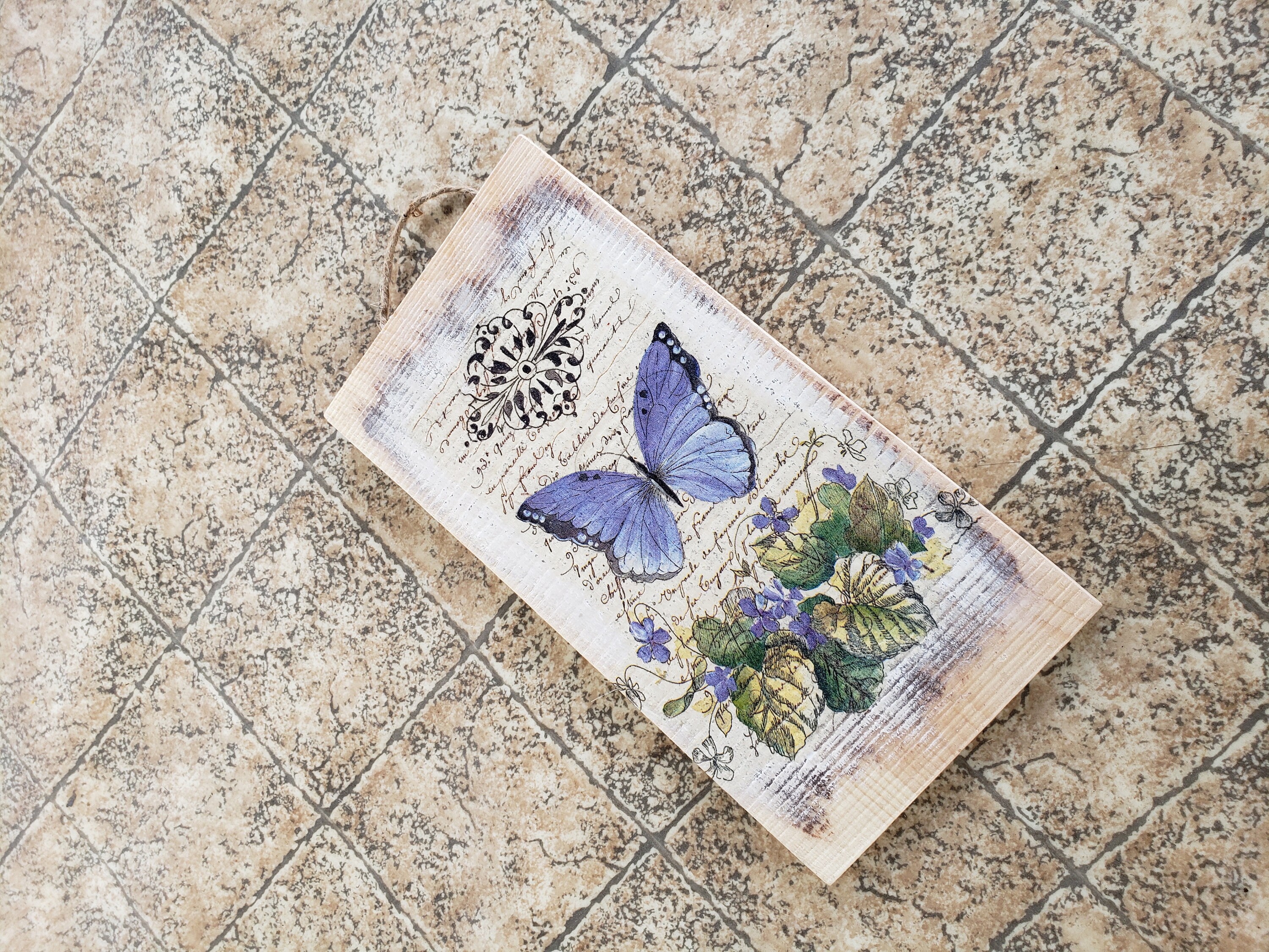 Blue Butterflies Art Kitchen Decoration Butterfly Wall - Etsy