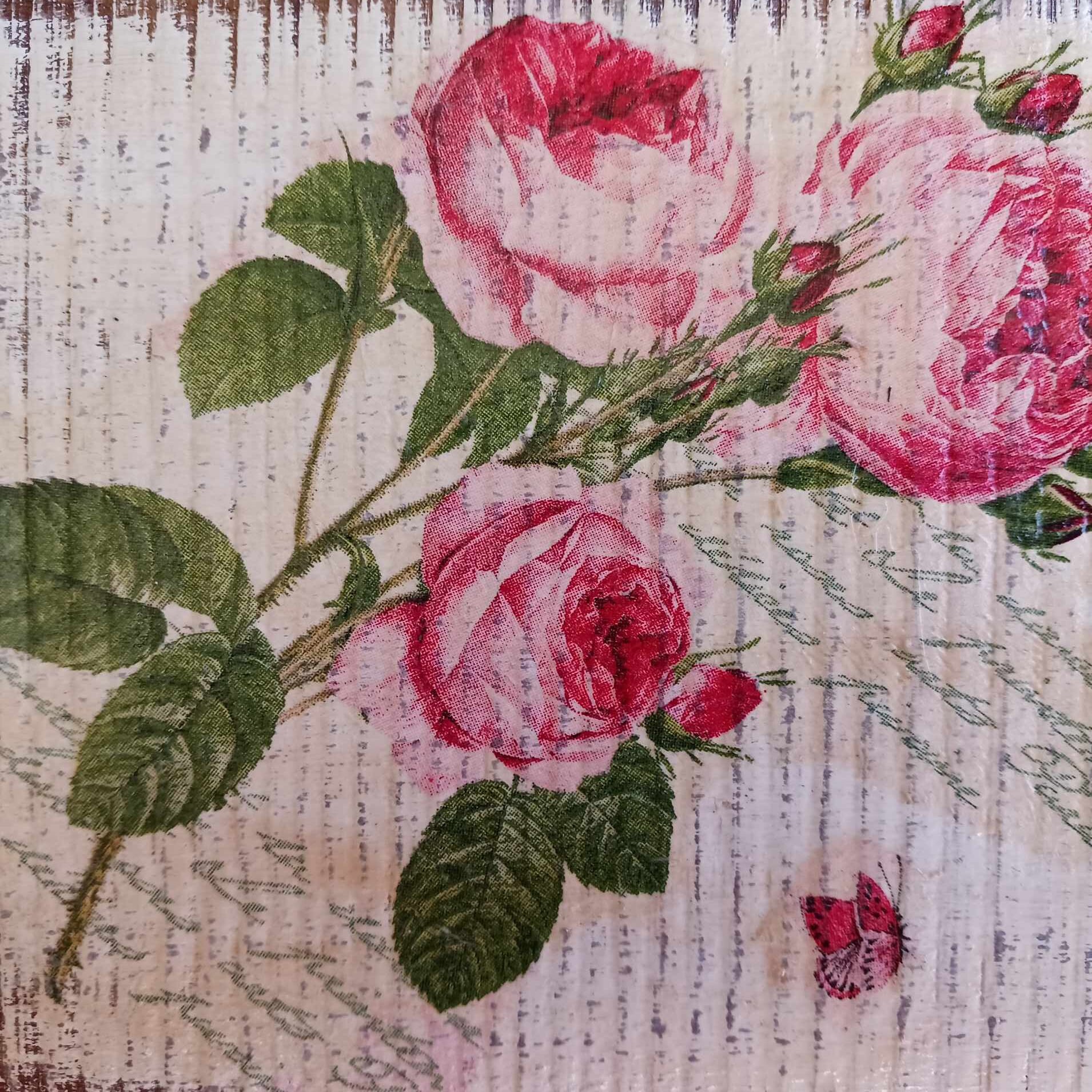 Kitchen Décor, Pink Roses Wall Décor, Red Roses, Spring Flowers ...