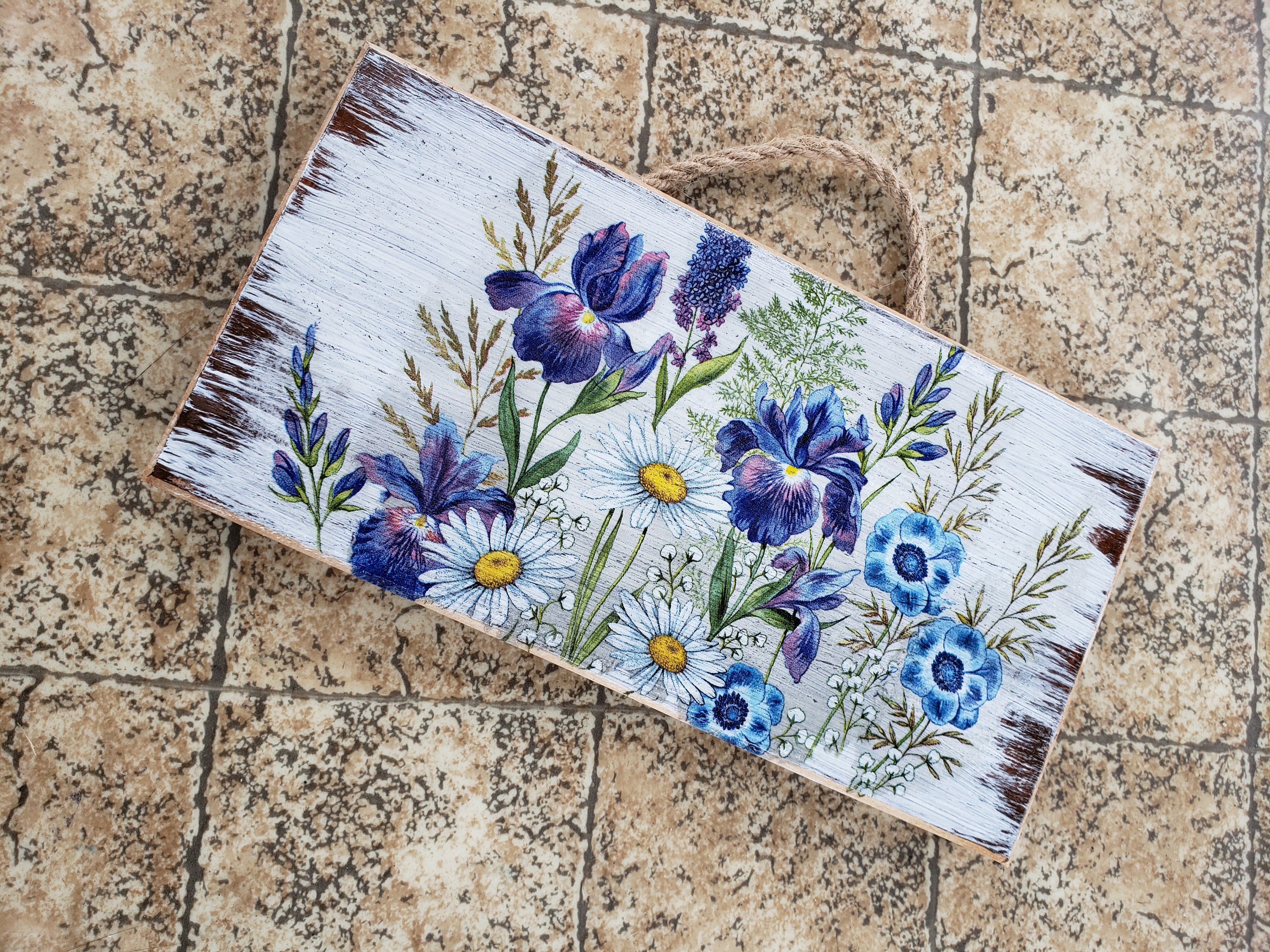 Violets Wall Décor Lavender Wall Hanging Purple Kitchen and - Etsy