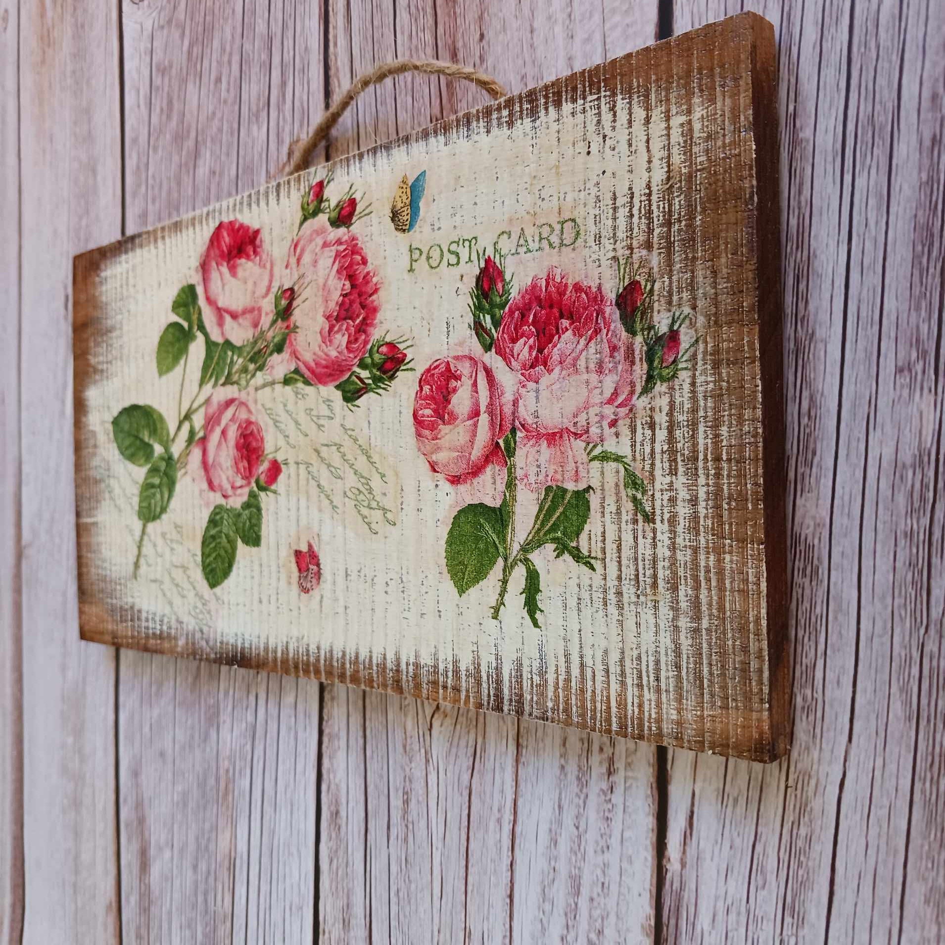 Kitchen Décor, Pink Roses Wall Décor, Red Roses, Spring Flowers ...