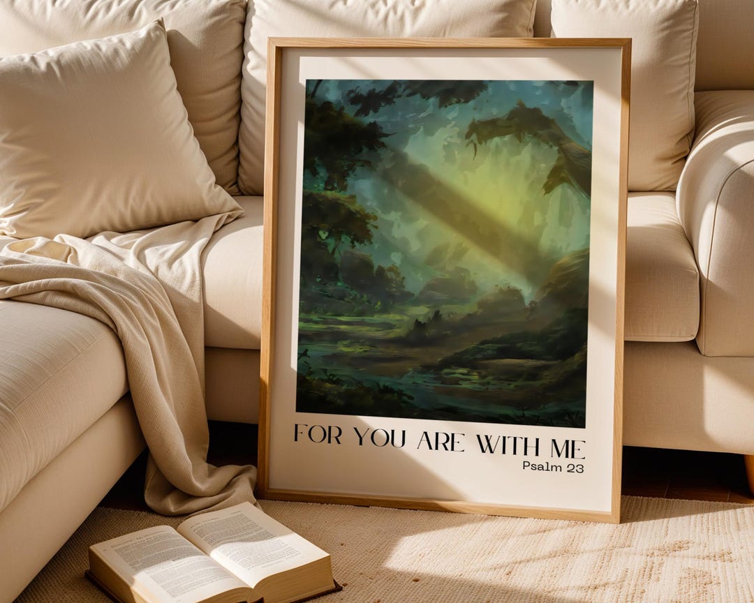 Psalm 23 / Christian Home Wall Art / Decor / Bible Verse Wall Art ...