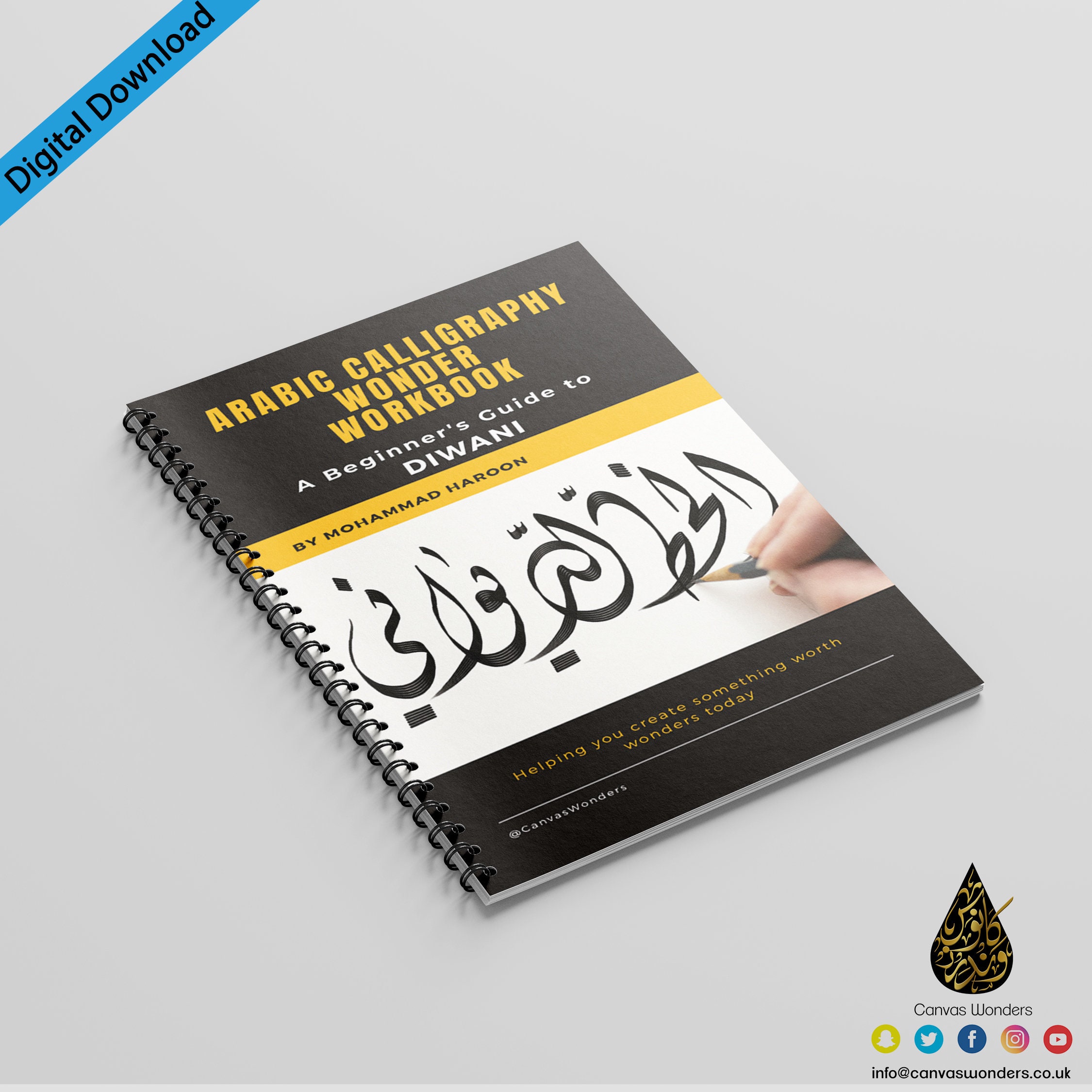 Arabic Calligraphy Wonder Workbook A Beginners Guide to Diwani download ...