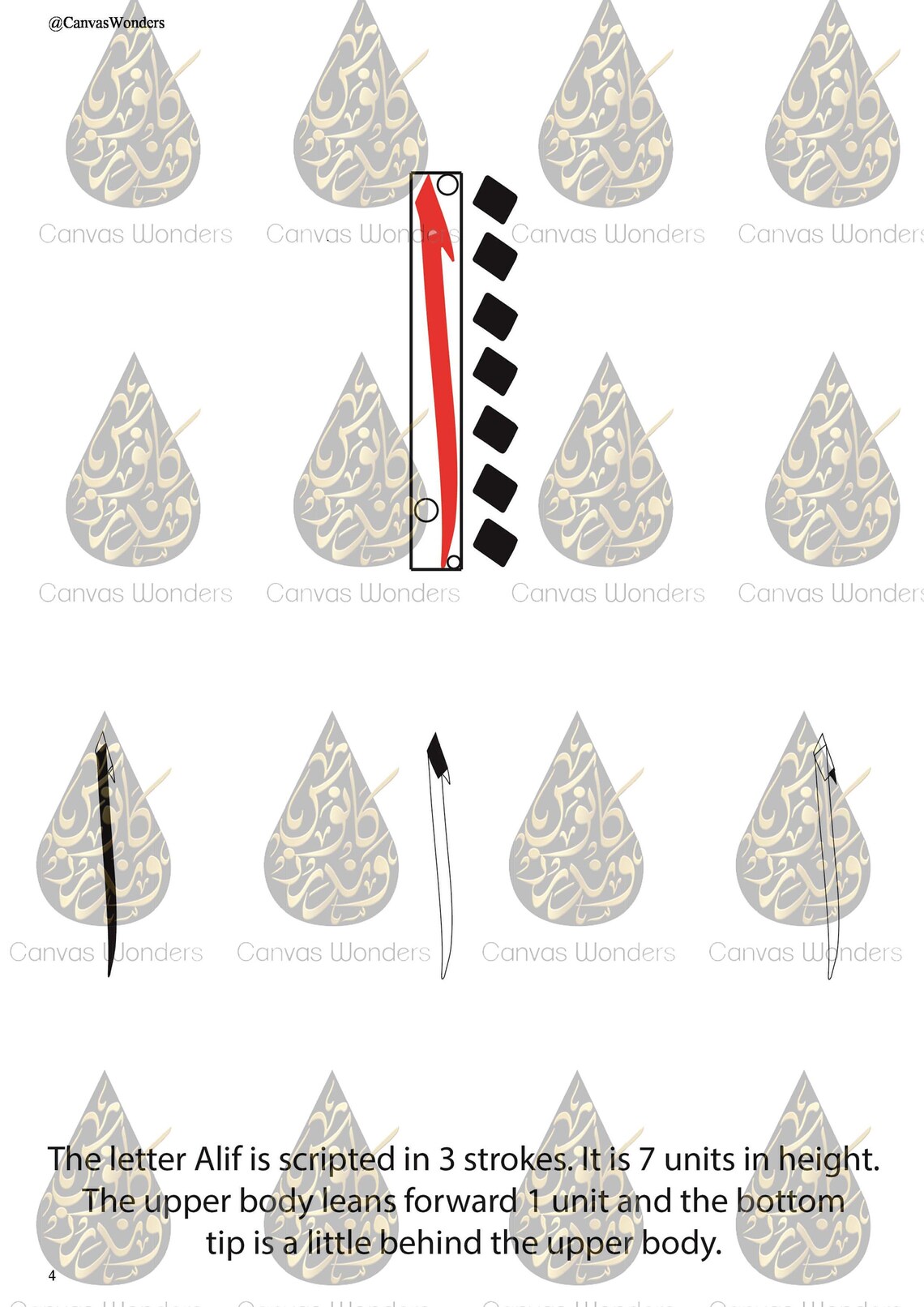 Arabic Calligraphy Wonder Workbook A Beginners Guide to - Etsy