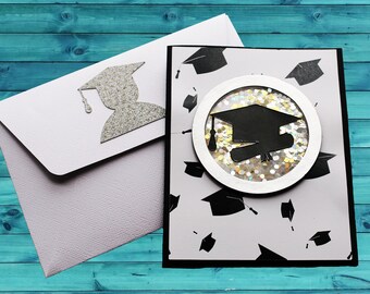 Graduation Shaker Card - Etsy