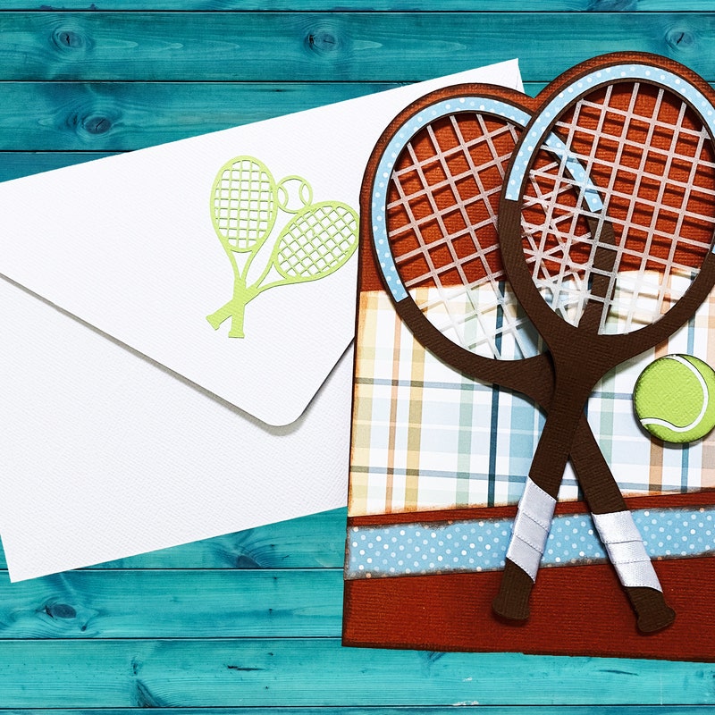 Tennis Card - Etsy