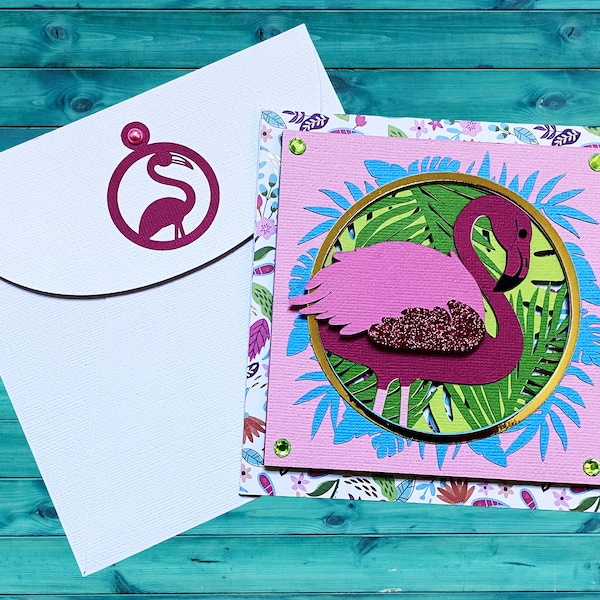Flamingo Get Well Card - Etsy