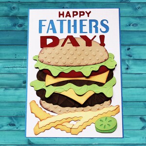 Father's Day Cheeseburger Card - Etsy