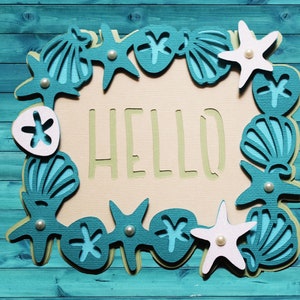 Shell Greeting Card, Handmade Summer Card - Etsy