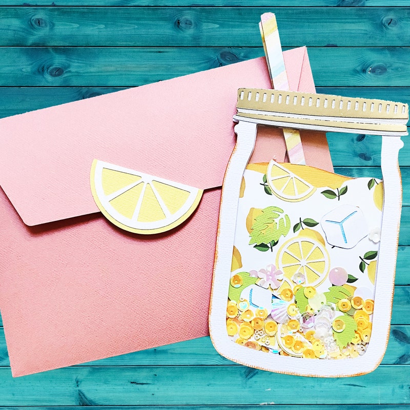 Shaker Cards Handmade - Etsy