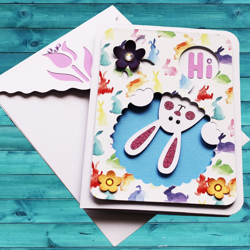 Kids Easter Card - Etsy