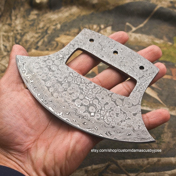 Damascus Alaskan Ulu Knife - Etsy