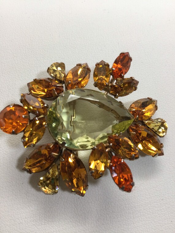 REGENCY BROOCH in Marigold and Jonquil - Gem