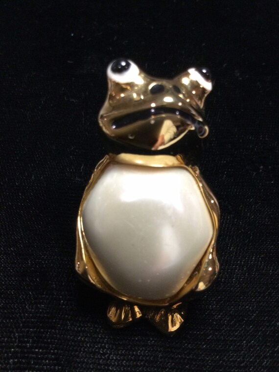 Kenneth Lane Massive Frog Brooch. Fantastic Frog Pin.… - Gem