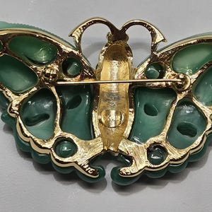 KJL Kenneth Lane JADE BUTTERFLY Brooch - Etsy