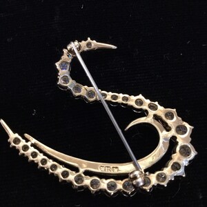 BUTLER CZ SWAN Brooch - Etsy