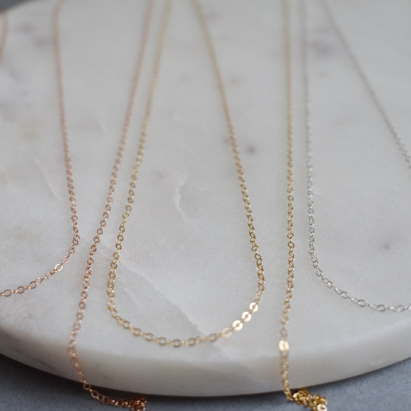Simple Gold Necklace - Etsy