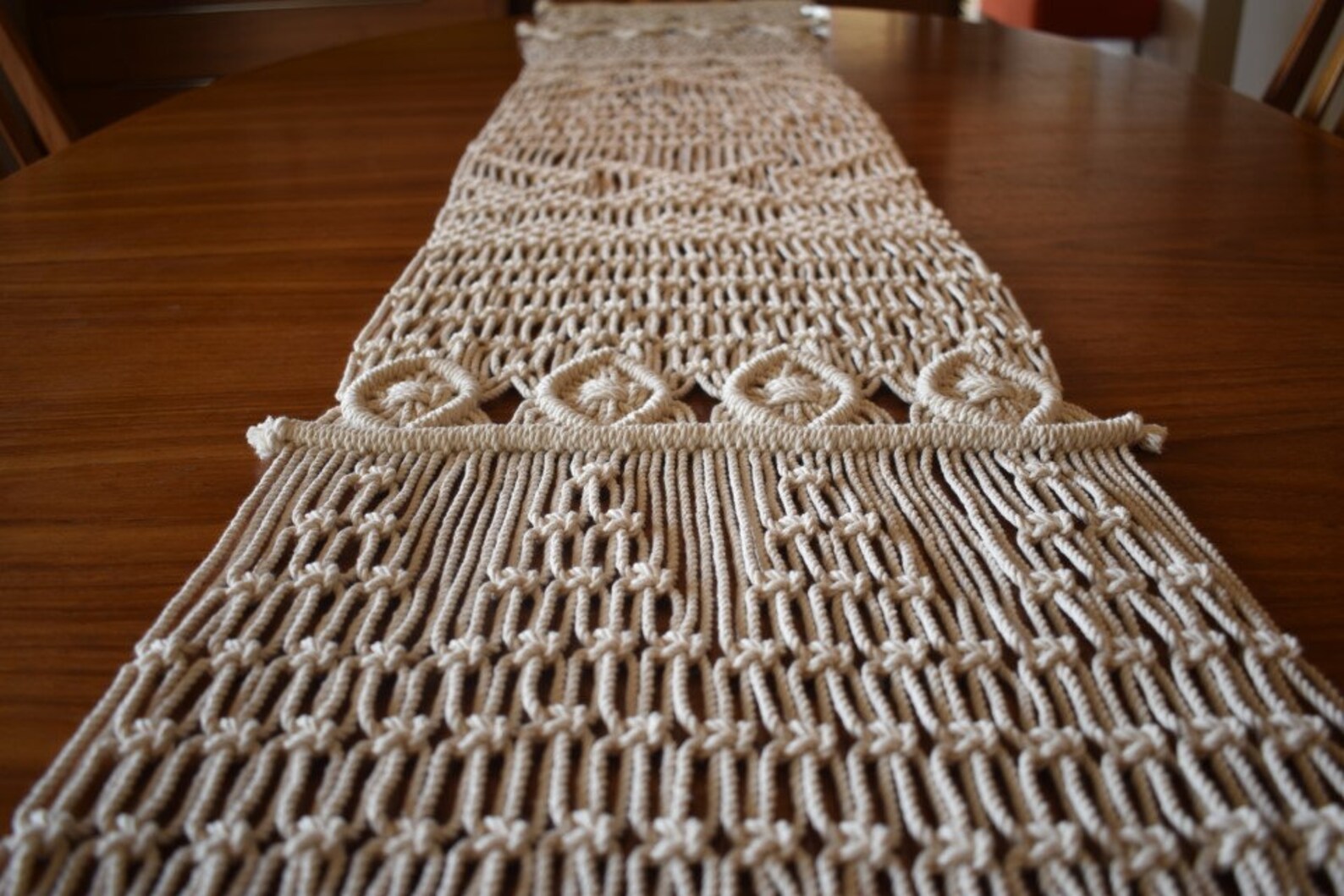 Macrame Table Runner, Modern Macrame, Wedding, Decor, Display, Room ...