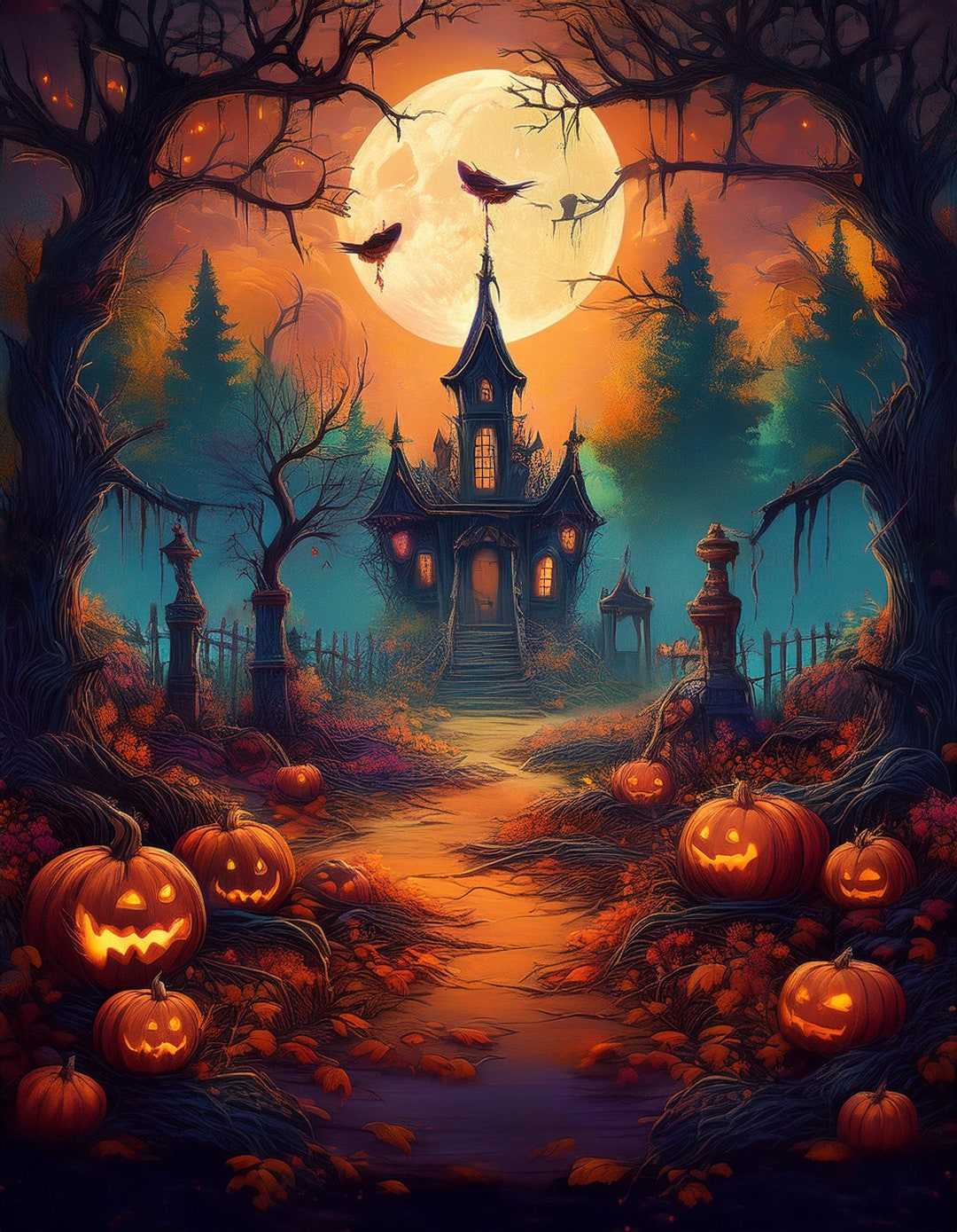 Halloween Theme Digital Download - Etsy