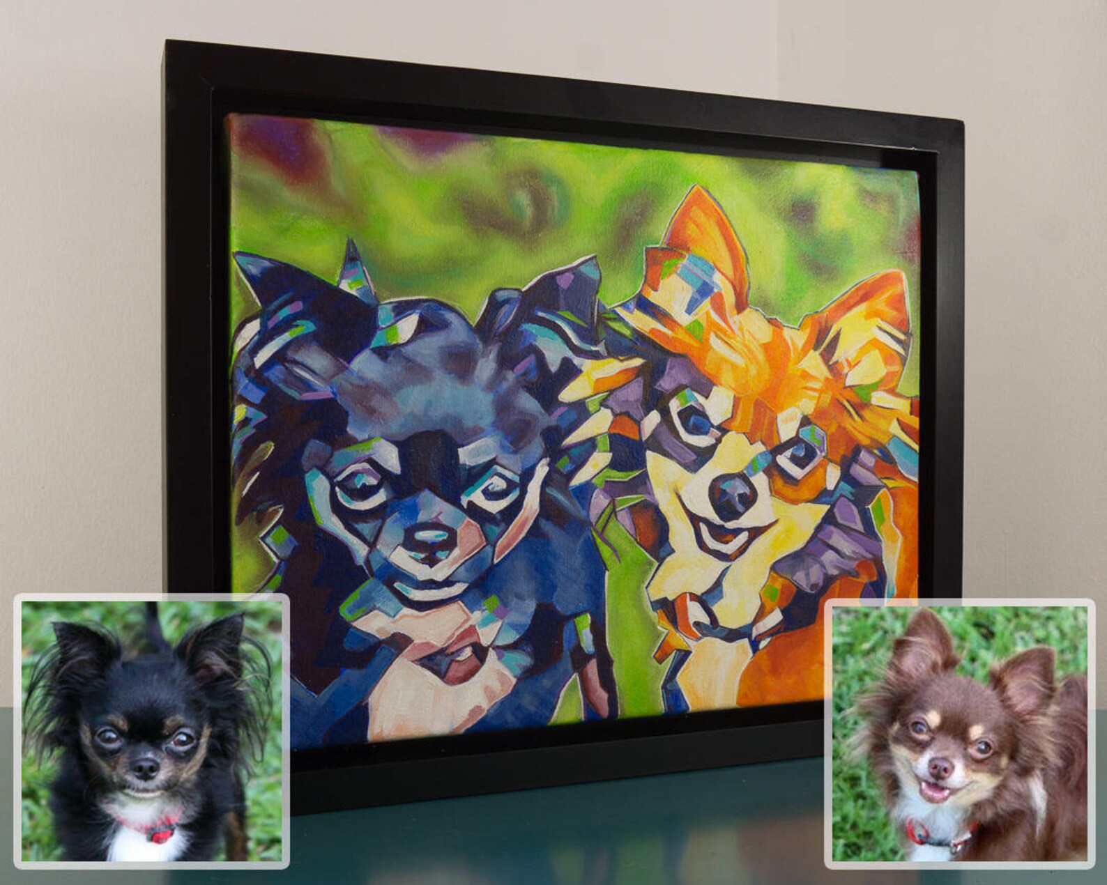 16in X 20in X 1.5in Custom POP ART Pet Portrait Painting From Photo ...