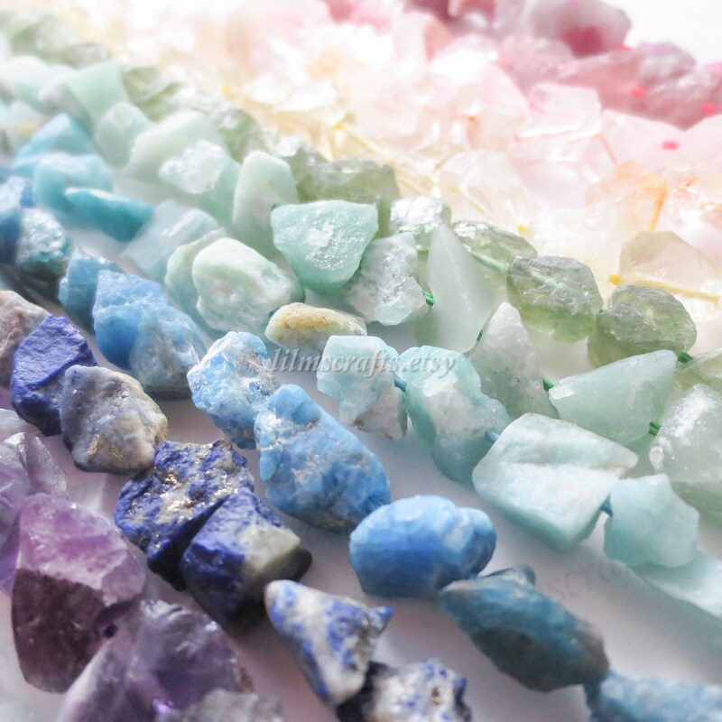Raw Crystal Jewelry - Etsy