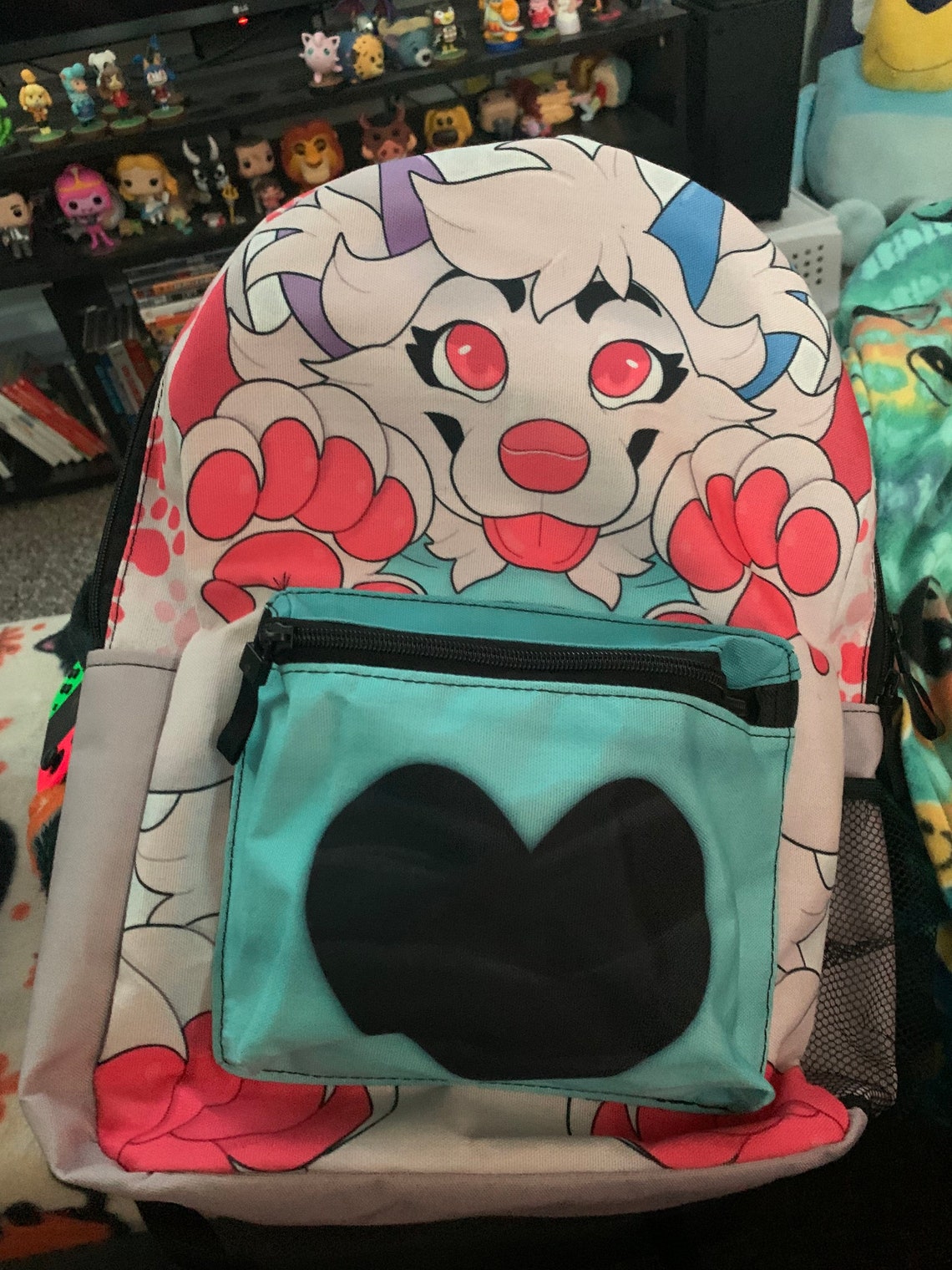 Custom Backpack Furry Fursona - Etsy