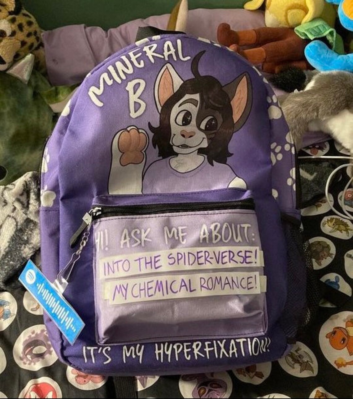 Custom Backpack Furry Fursona - Etsy