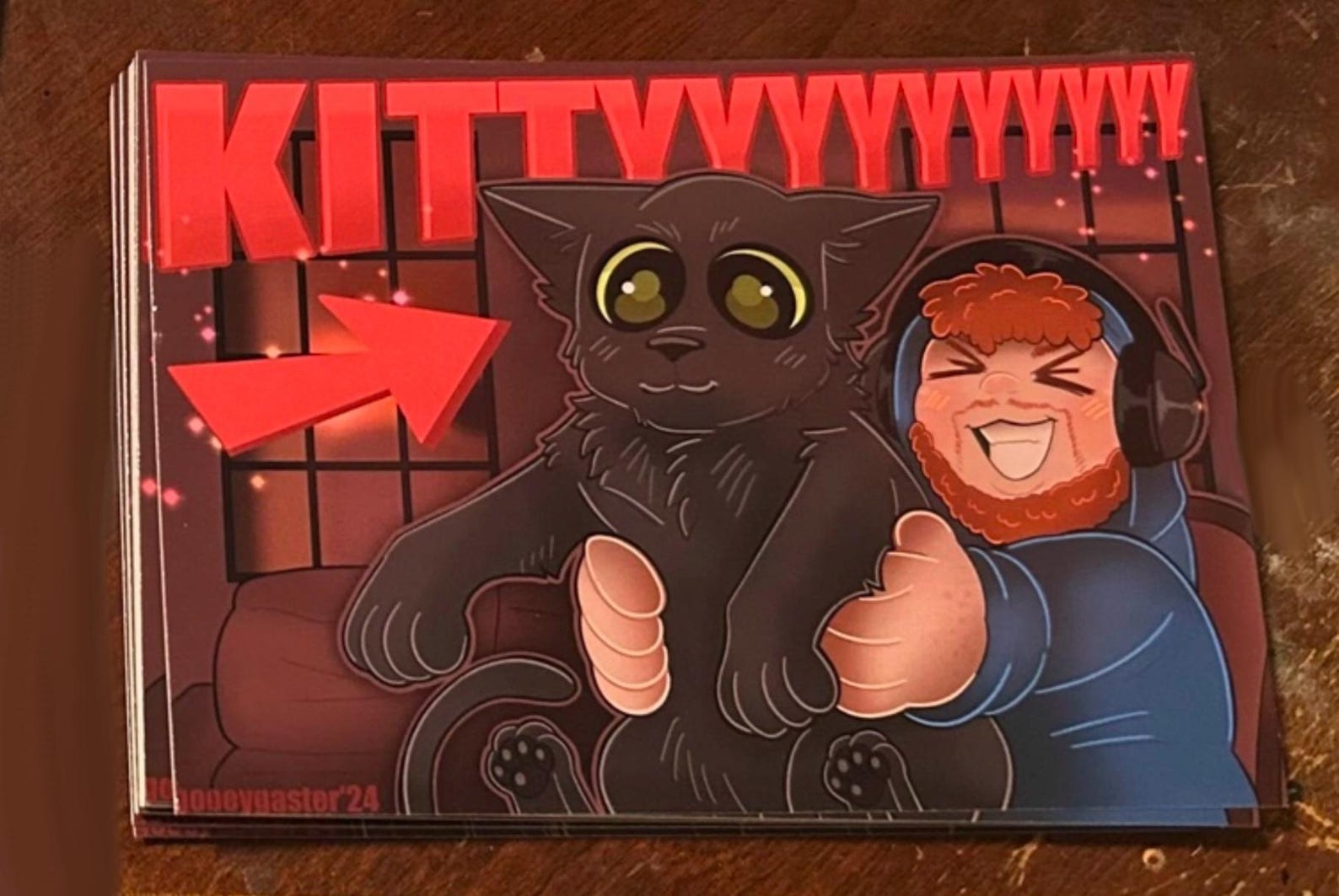 FINAL STOCK Caseoh and Kitty Background Print - Etsy Canada