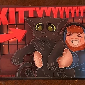 FINAL STOCK Caseoh and Kitty Background Print - Etsy
