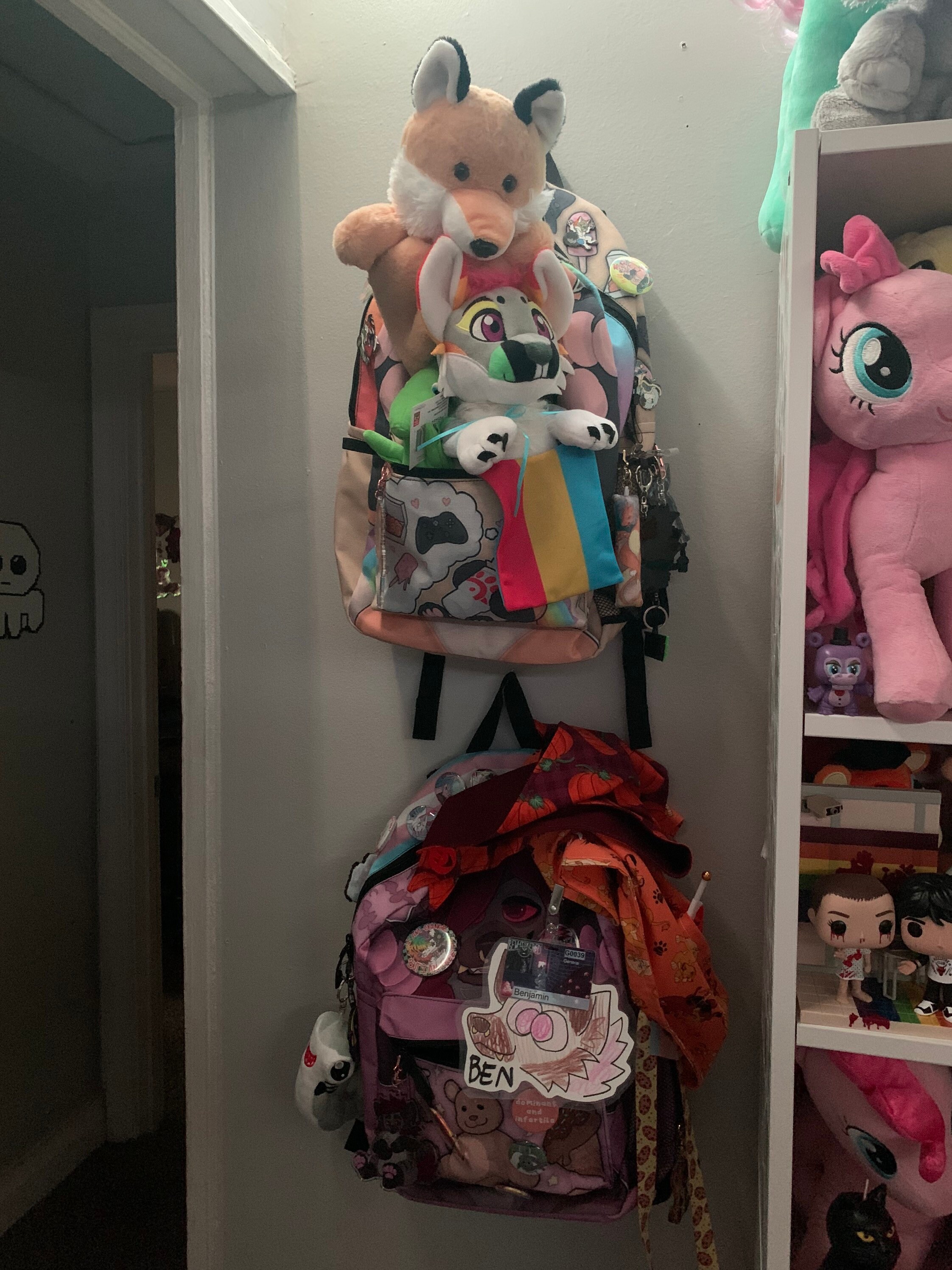 Custom Backpack Furry Fursona - Etsy