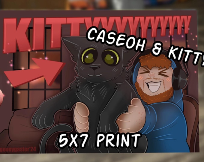FINAL STOCK Caseoh and Kitty Background Print - Etsy Canada
