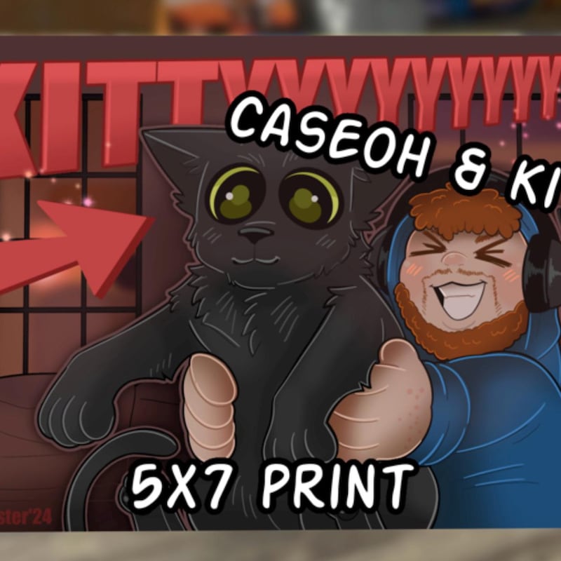 Caseoh Kitty - Etsy