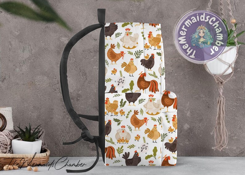 Chicken Personalized Backpack, Chicken Back to School Backpack ...