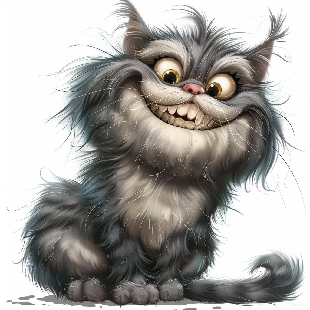 20 Smiley Cats Clipart Png Transparent Background - Etsy