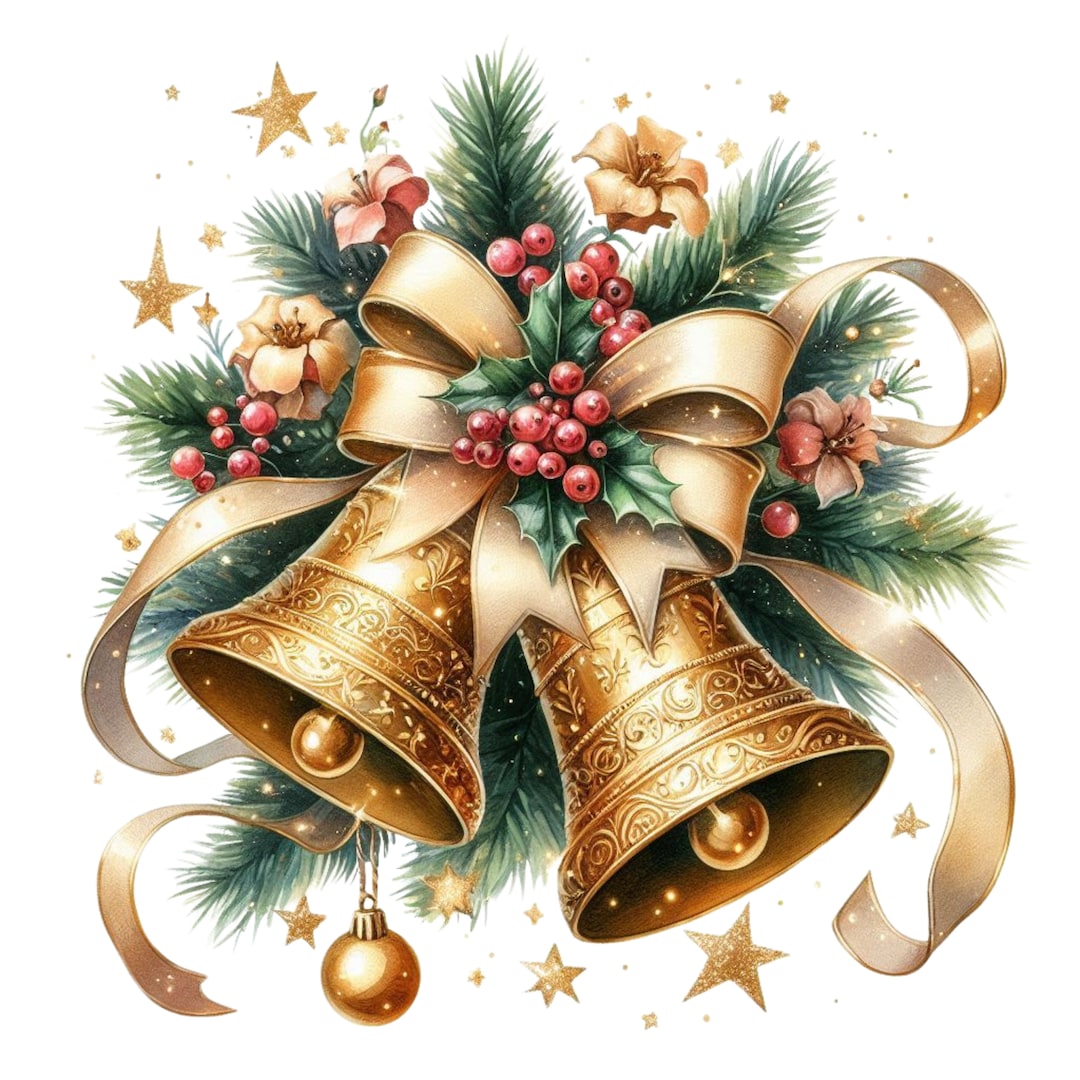 30 Christmas Clipart Bundle: Download Holiday-themed Graphics for Cards ...